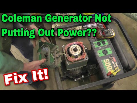 Fix Your Coleman Generator Not Putting Out Power