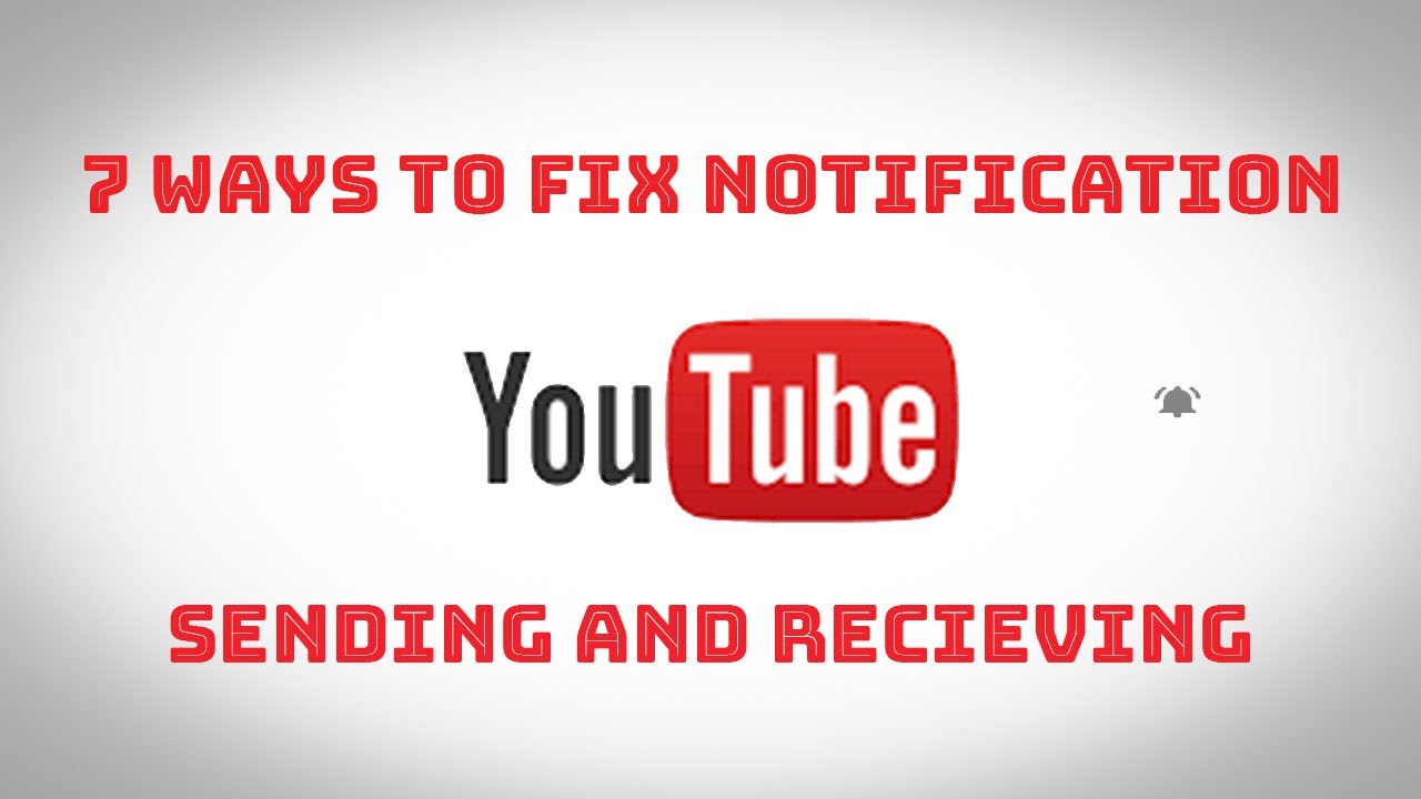 7 ways How to fix notifications on you tube 2019 - YouTube