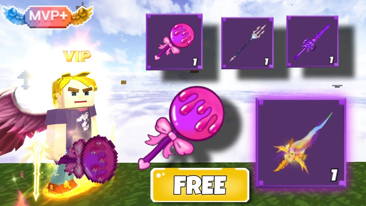 How GOOD is The New Puteripo SWORD in SkyBlock Blockman go - YouTube