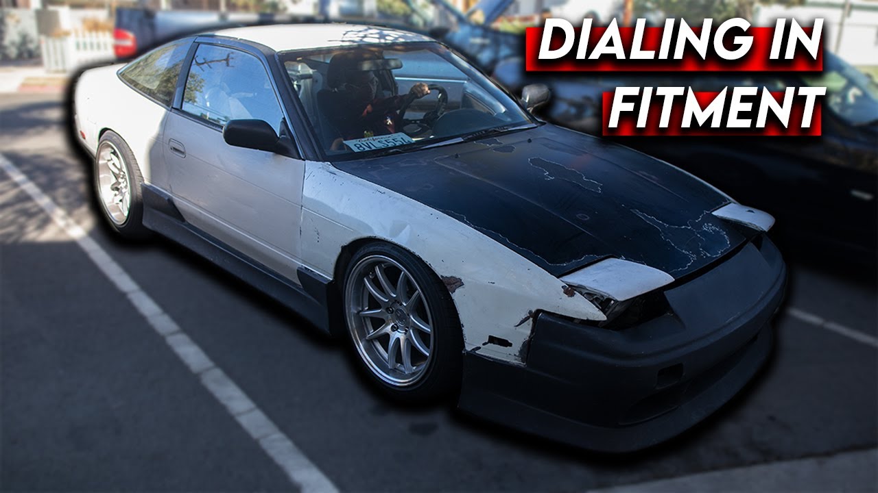 DIALING IN THE FITMENT ON THE S13 | Panda 240sx - YouTube