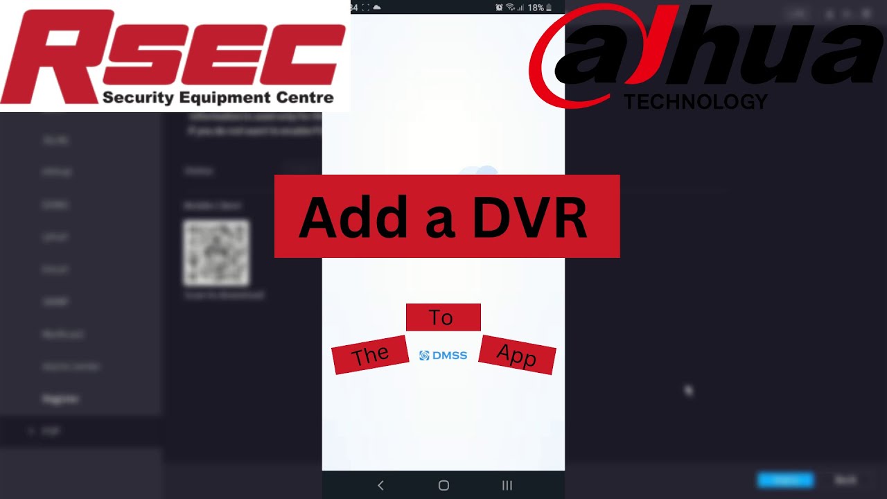 How to Add your DVR to the DMSS App - YouTube