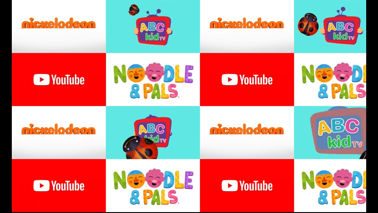 Nickelodeon l ABC Kid TV lYouTube and Noodle & Pals logo intros over ...
