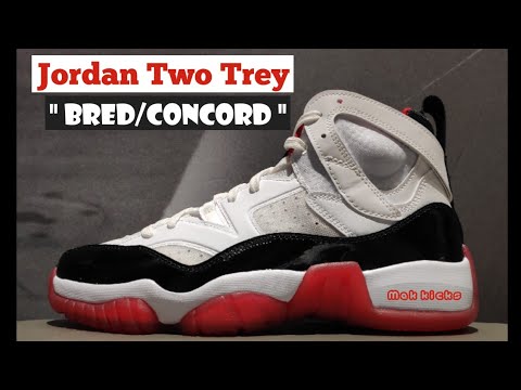 UNBOXING - Jordan Two Trey " Bred/Concord " - YouTube