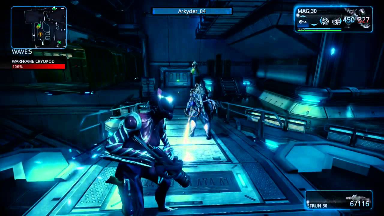 Warframe: Shooting guys in the face (co op) - YouTube