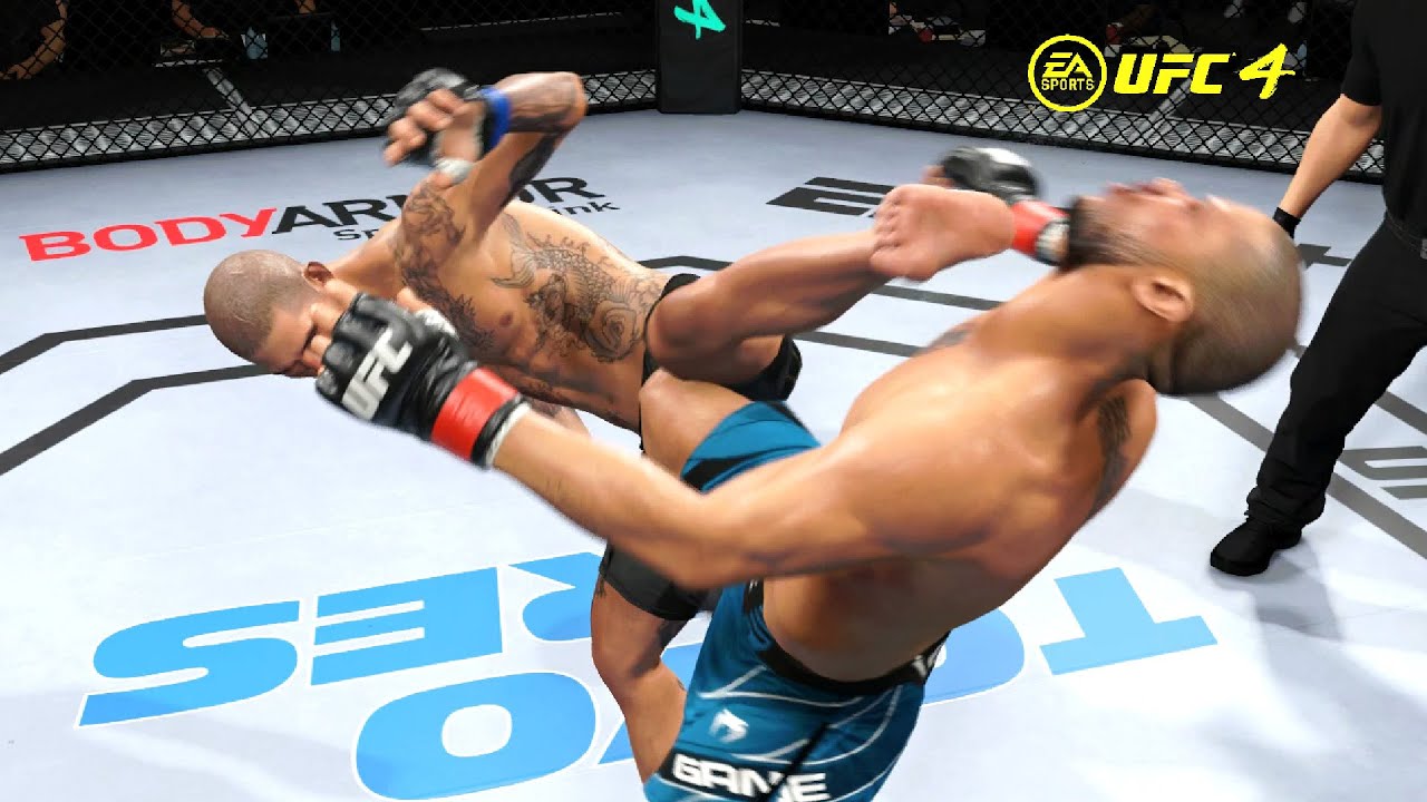 EA UFC 4 - Alex Pereira KNOCKOUT Compilation! - YouTube