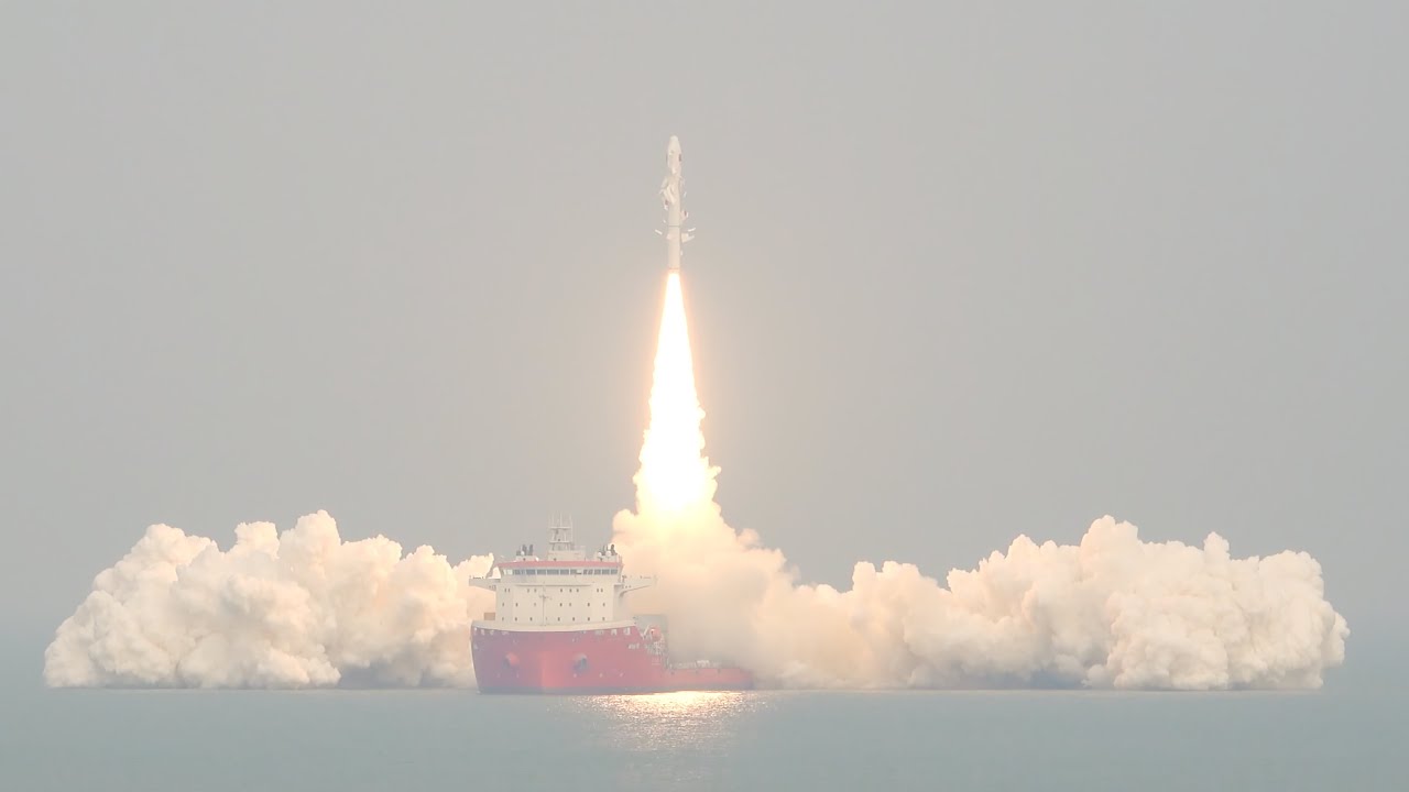 Spectacular Sea Launch: Jielong 3 Rocket Sends 12 Satellites to Orbit ...