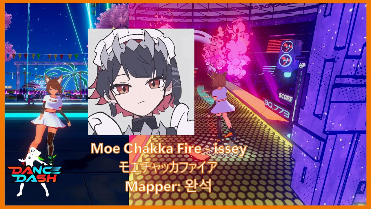 【Dance Dash】モエチャッカファイア (Moe Chakka Fire) - issey - YouTube