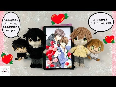 Onodera & Takano 💗 Sekaiichi Hatsukoi | Crochet Progress Vlog