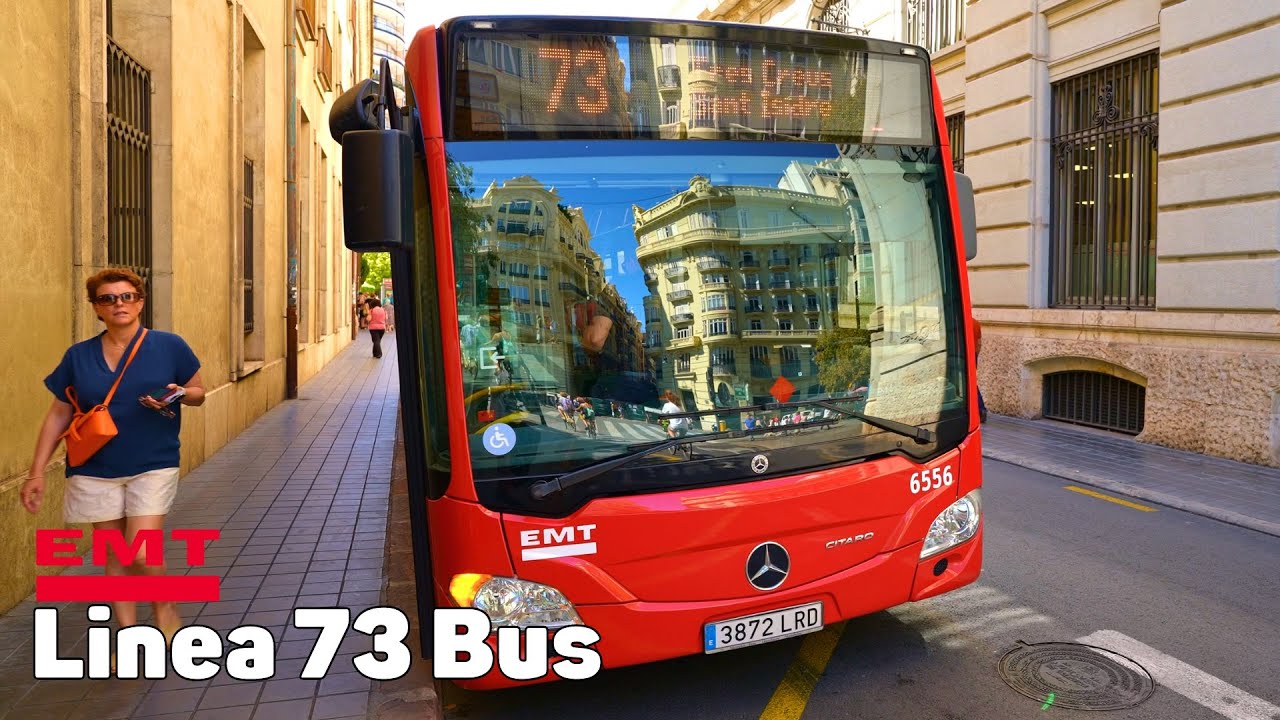 Línea 73 Bus - Valencia, España - Viaje completo - YouTube