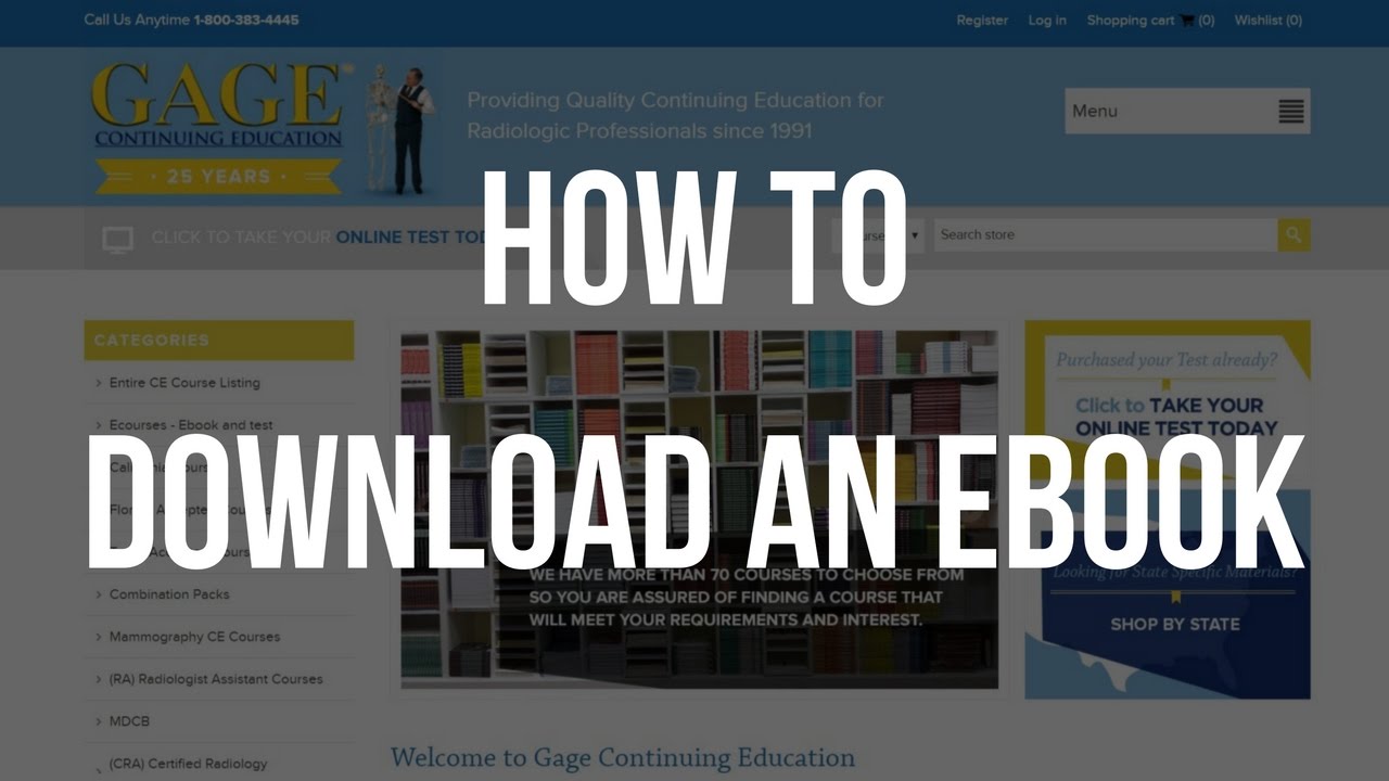Gage CE: Download An E Book - YouTube
