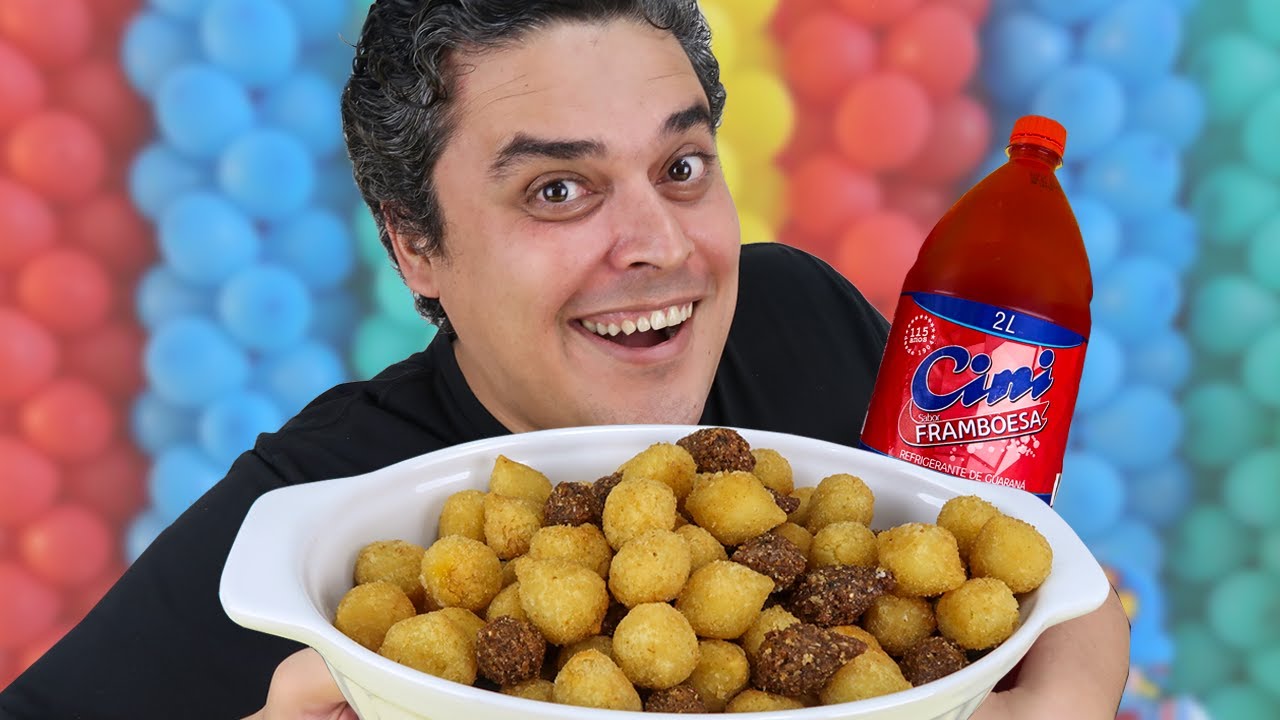SUPER BARATO 100 Salgadinhos + Refri - COMBO DA PIAZADA - YouTube