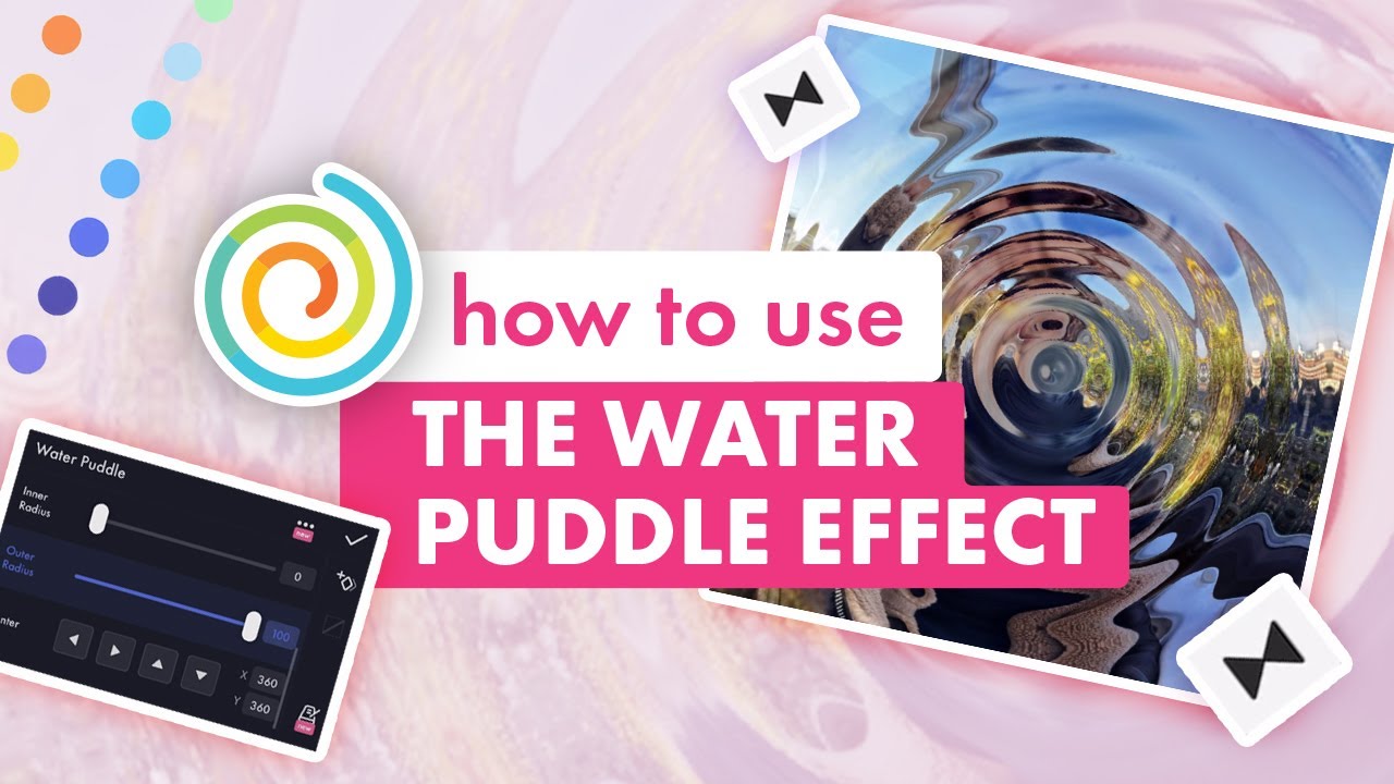 How to Use Water Puddle Effect on Funimate - YouTube