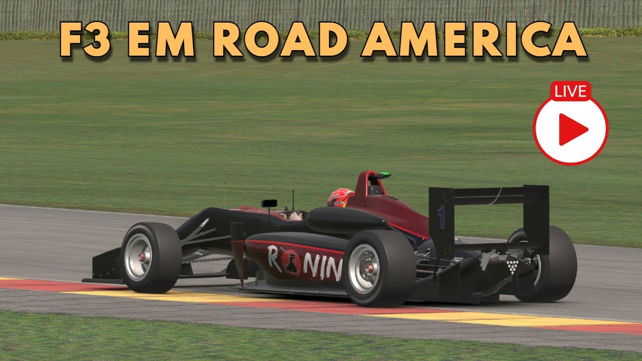 iRacing - F3 em Road America - YouTube