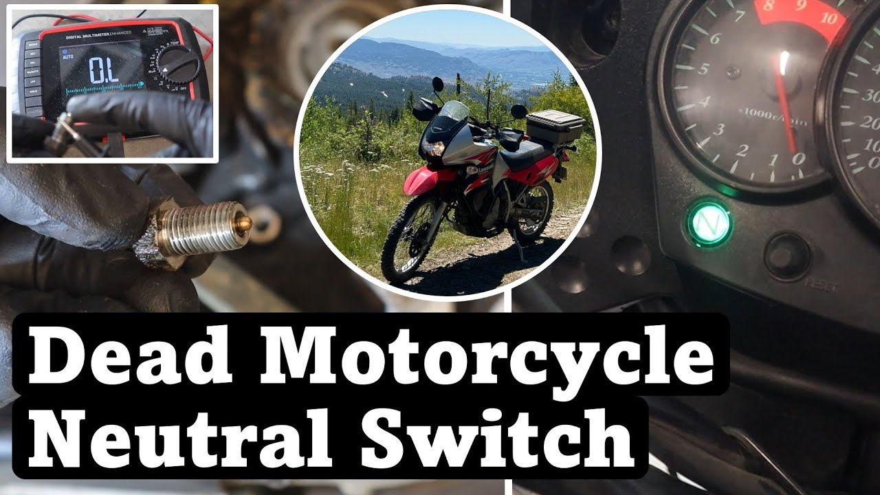 Dead Motorcycle (Neutral Switch Testing & Repair) | KLR 650 - YouTube