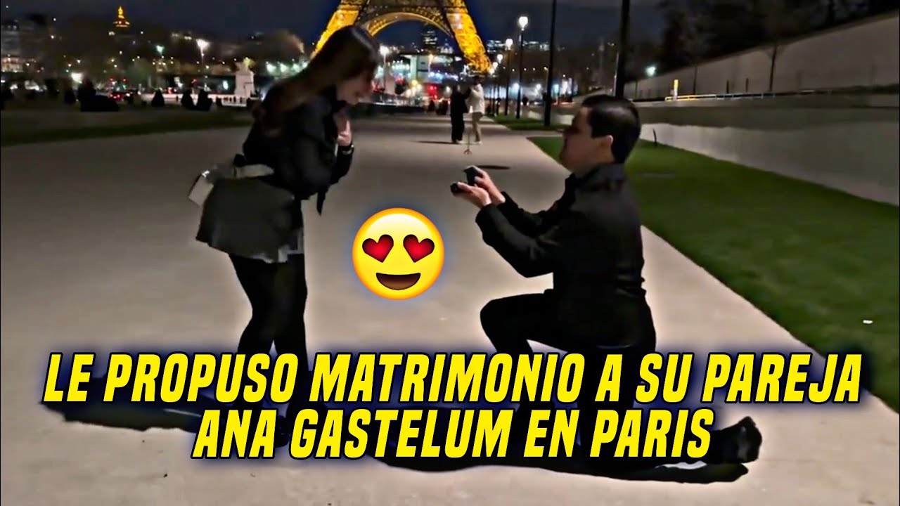 el KC TOYS le PIDE MATRIMONIO a ANA GASTELUM en PARIS "Así Fue Su ...