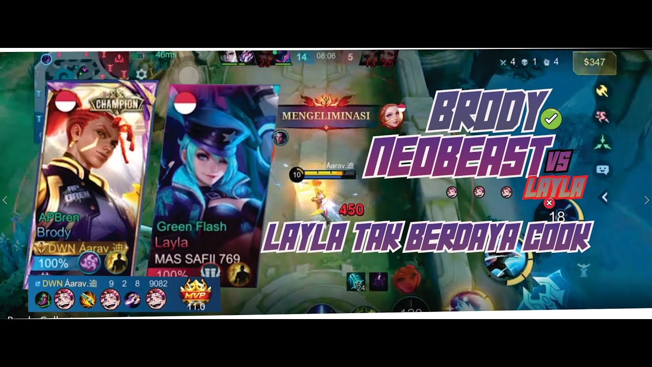 BRODY COLLECTOR. CUMAN LAWAN LAYLA DIA BISA APA ??? - MLBB - MOBILE ...