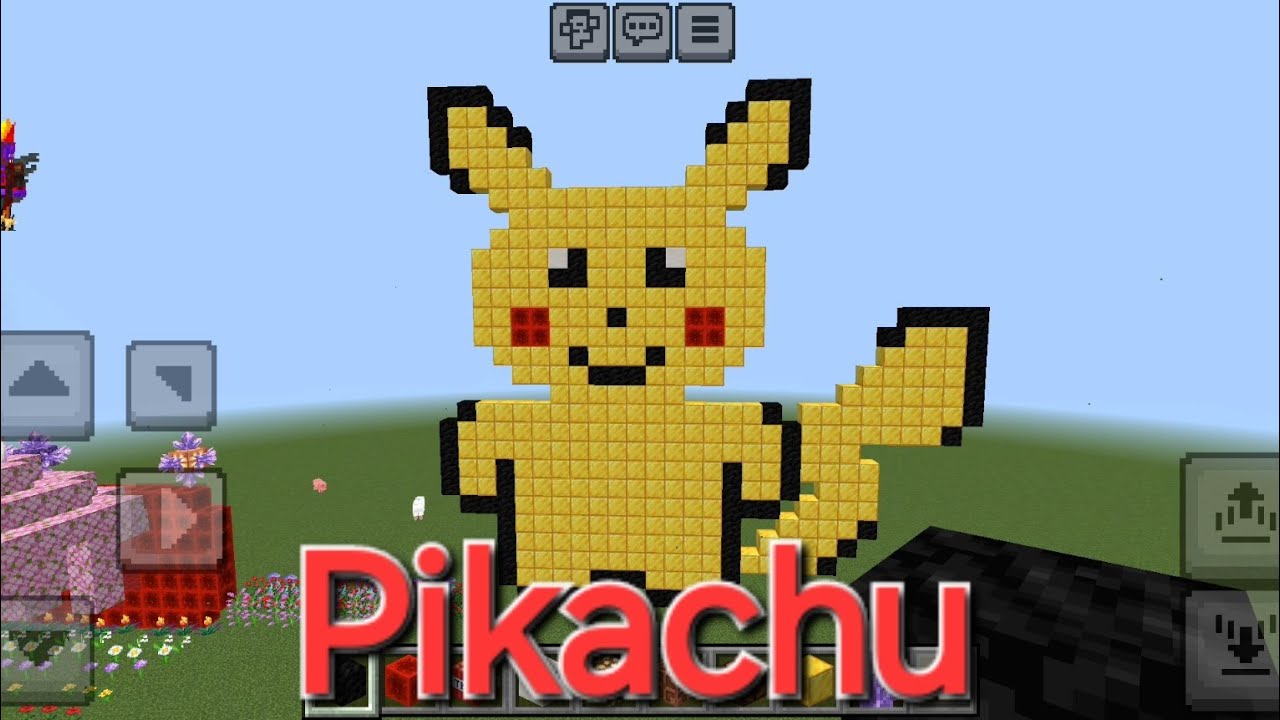 Pikachu Pixel / Minecraft Creative 1.21.23.01 - YouTube