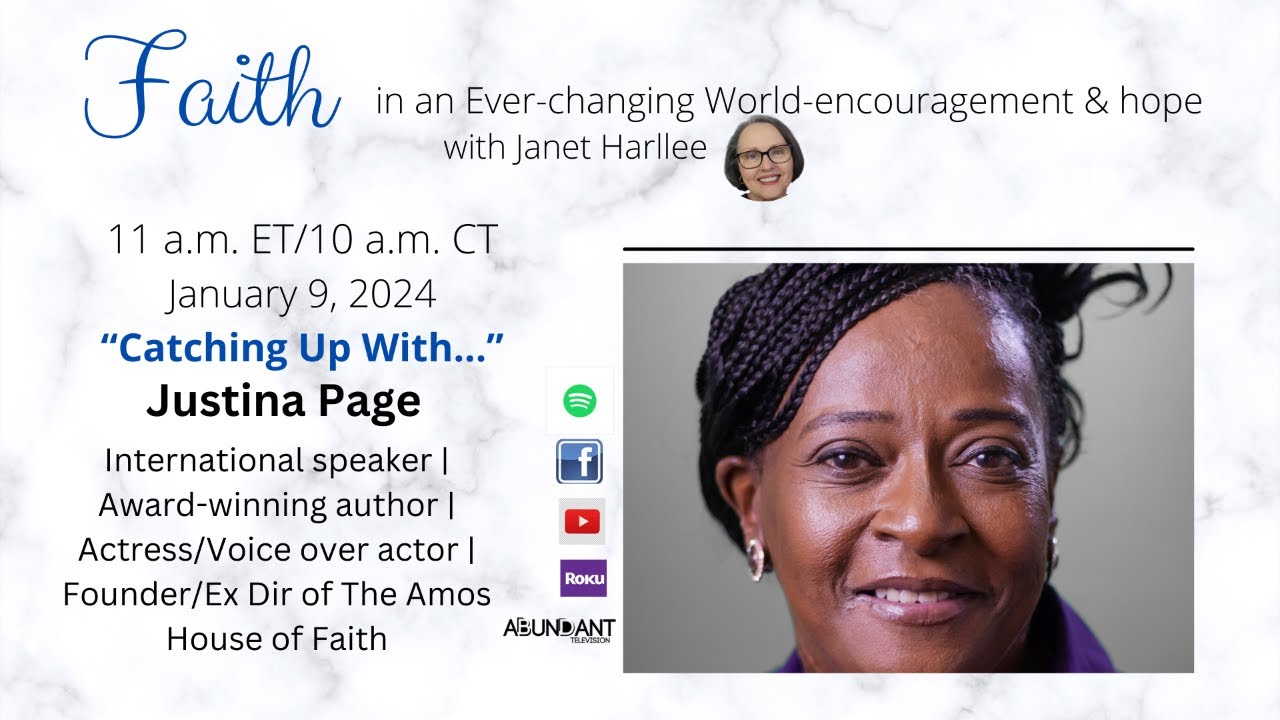 Faith in An Ever-Changing World-encouragement & hope: Justina Page ...