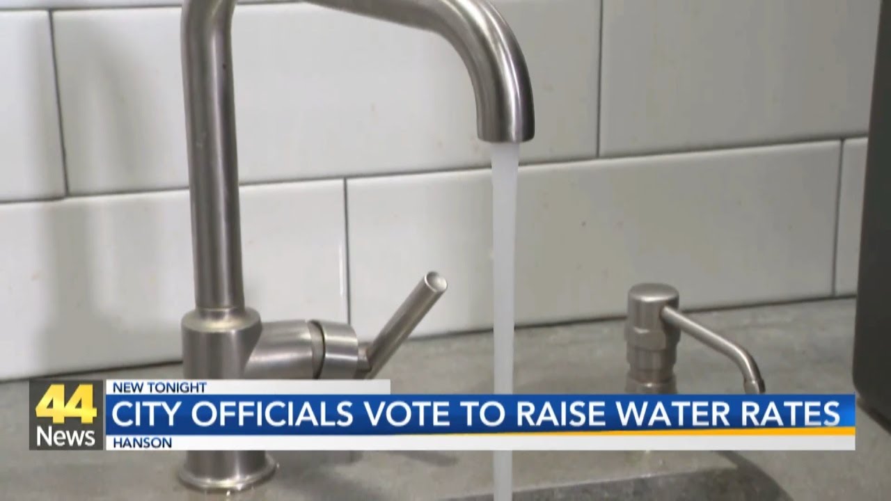 Water rate increases approved at city council meeting - YouTube