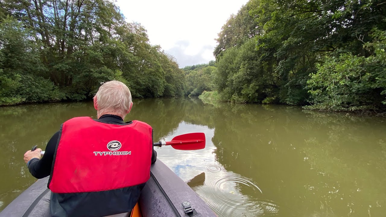 River Derwent Kayaking, Malton to Kirkham Abbey - YouTube