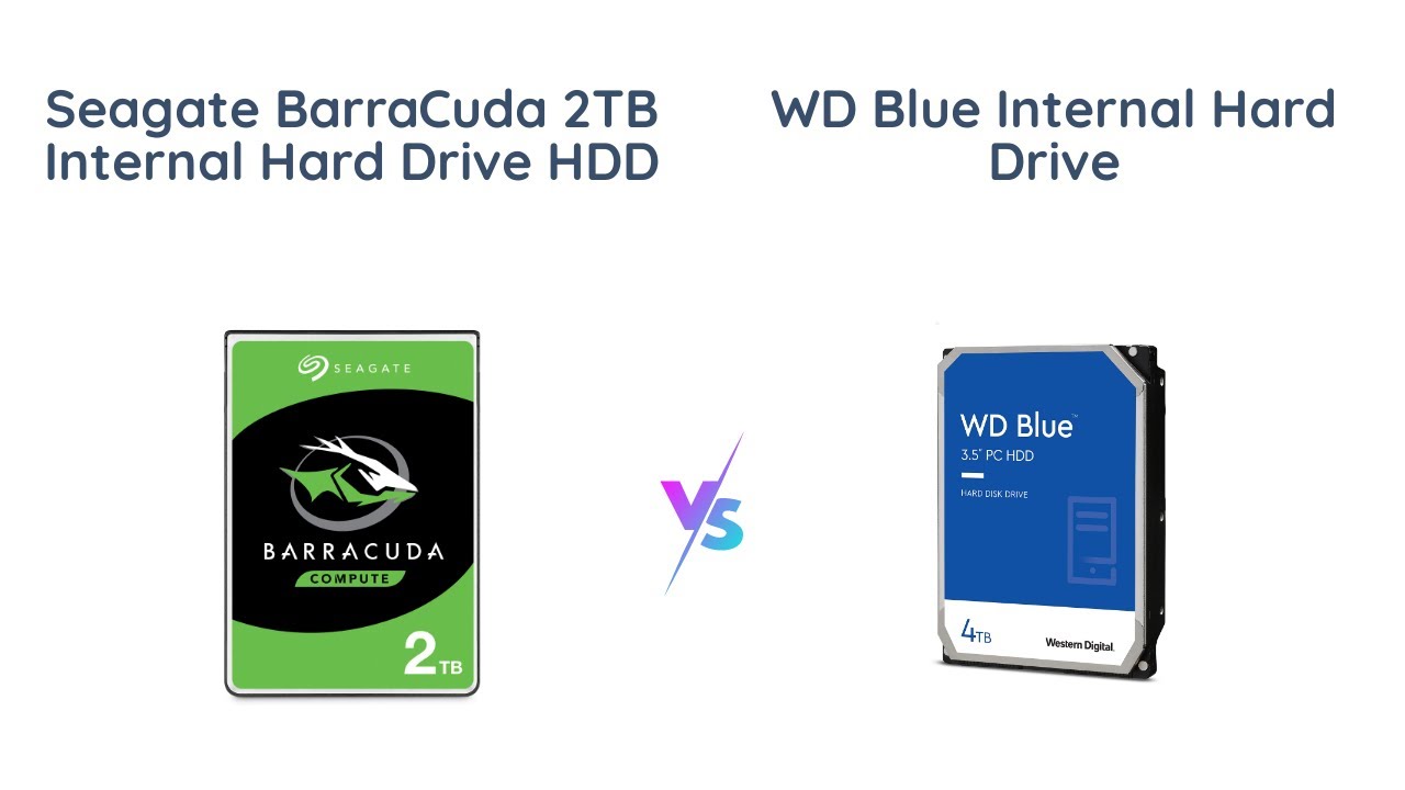 Seagate BarraCuda 2TB vs WD Blue 4TB Internal Hard Drive Comparison ...