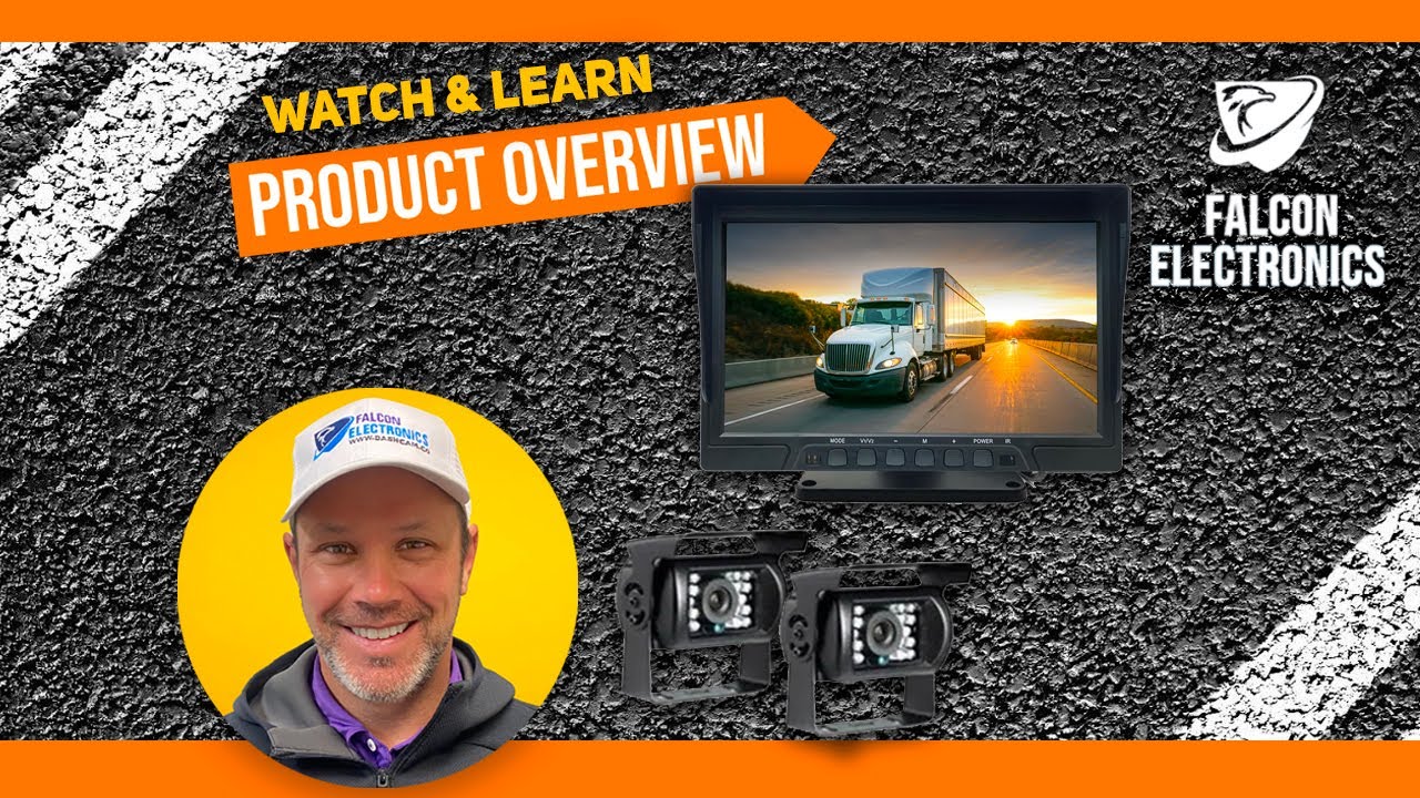 Falconeye 3rd gen 2 to 4 1080P Cam System with 10" LCD Product Overview ...