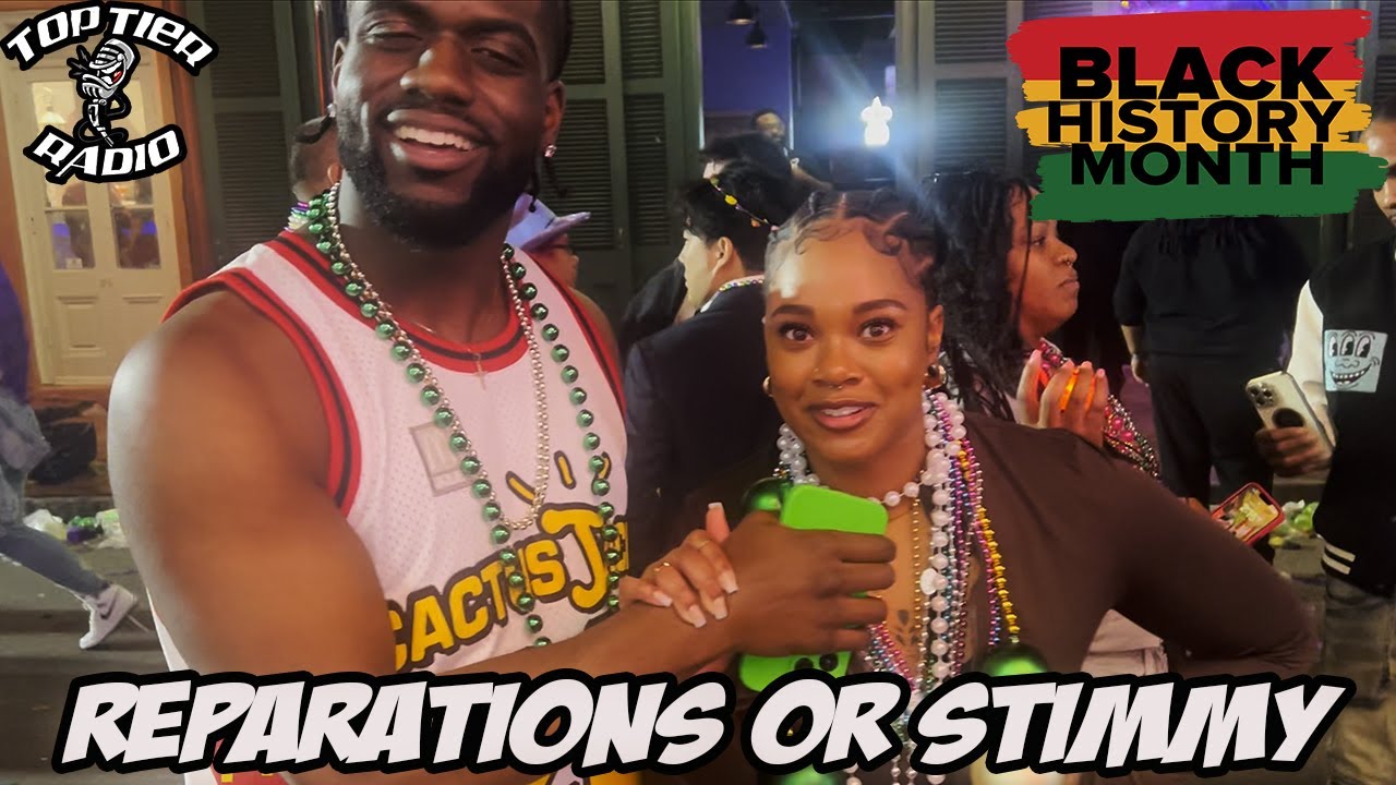 REPARATIONS or STIMULUS CHECK at Mardi Gras | Black History Month ...