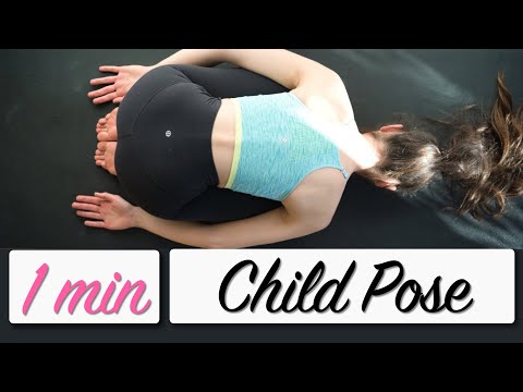 CHILD POSE | 1 MINUTE EXERCISES FOR BEGINNER