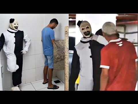 PEGADINHA: O PALHAÇO ART - Terrifier Prank - YouTube