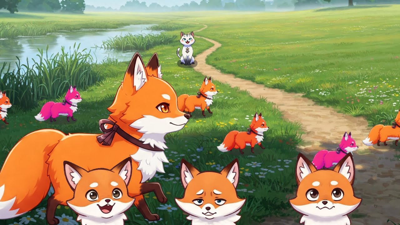 Fuzzy Tails and Tiny Paws, We are Fox | 2D Animated nursery rhymes ...