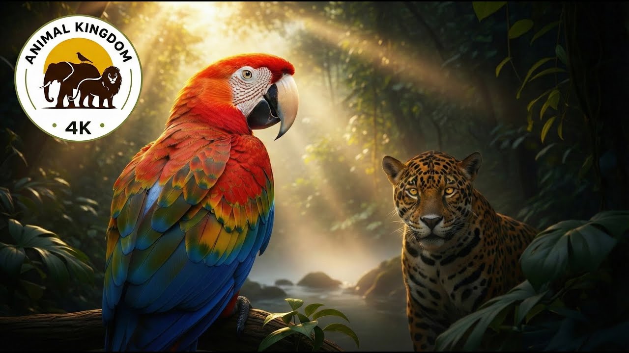Relaxing Jungle Wildlife | Birds, Animals & Insects in Peaceful ...