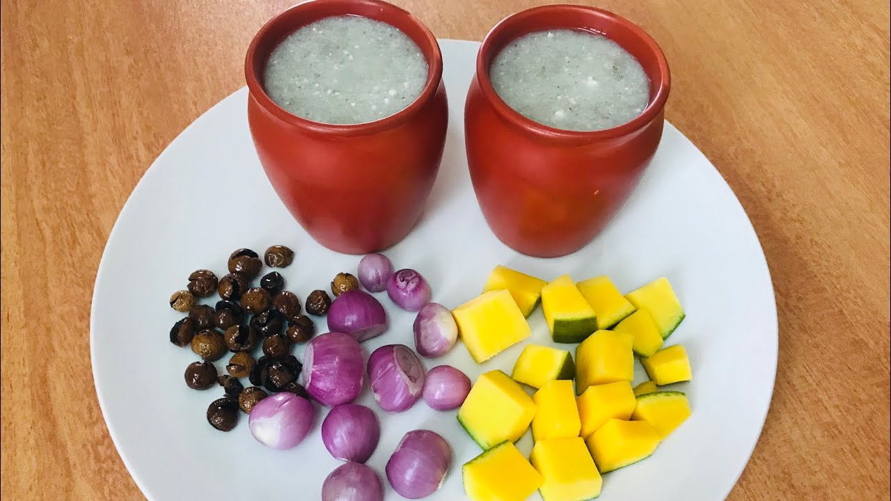 Kambu Koozh Recipe (கம்பு கூழ் ) | How to Make Kambu Koozh at Home ...