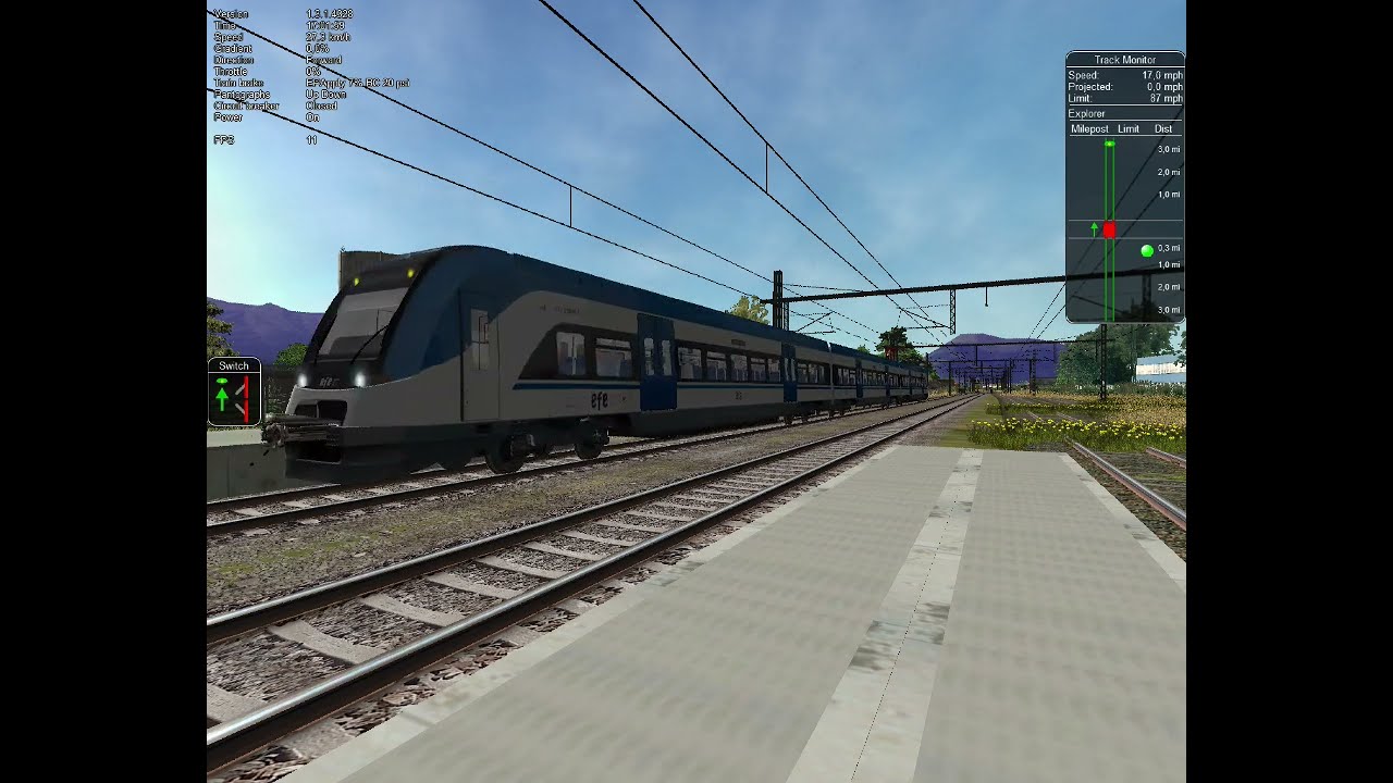 [Open Rails] Prueba de sonidos CRRC SFE-400 - YouTube