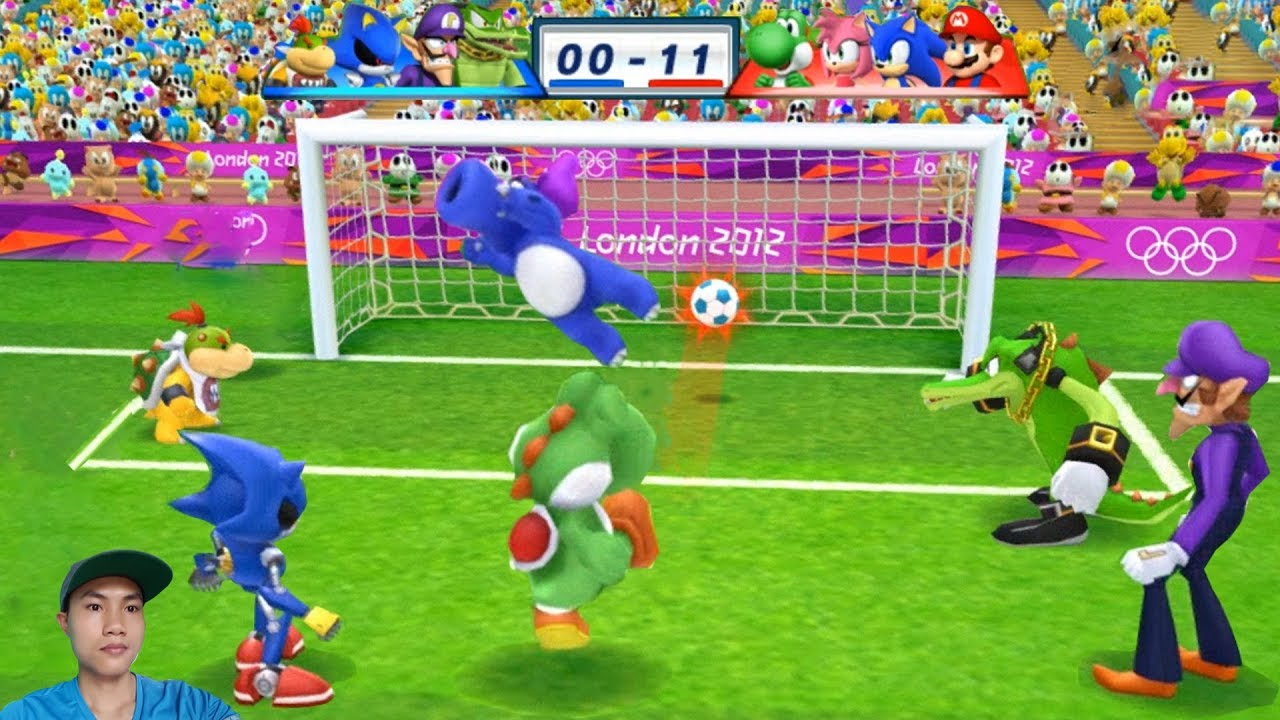 Mario & Sonic At The London 2012 Olympic Games Football #175 Yoshi, Amy ...