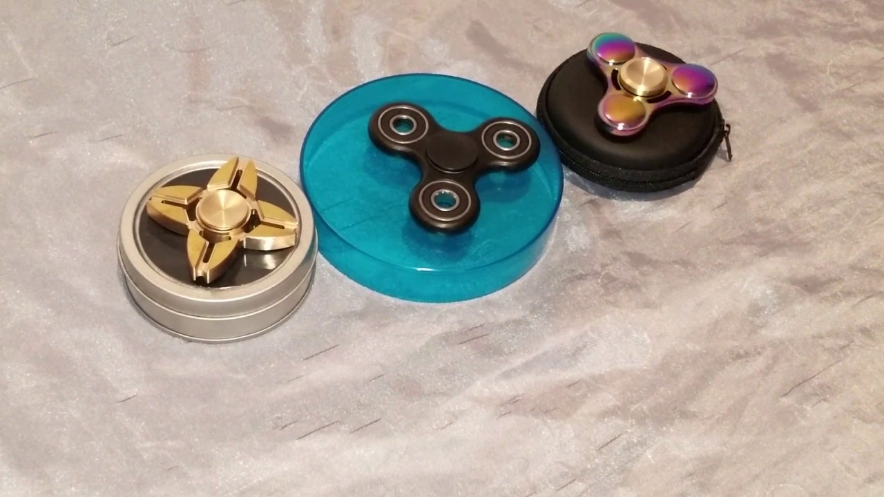 FIDGET SPINNERS GOLD,RARE AND BLACK - YouTube