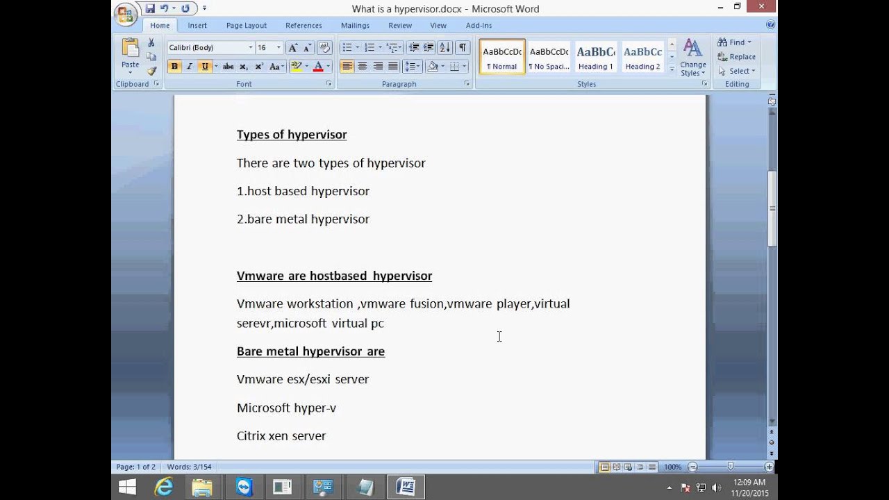 MCSE 2012 R2 & 2016 MALAYALAM - What is a hypervisor(over view of hyper ...