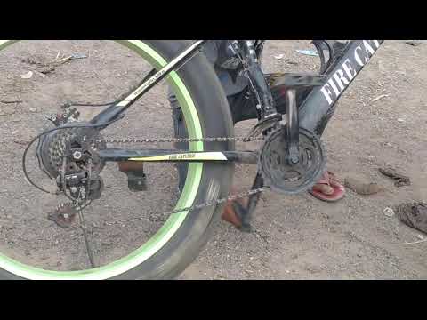 E fat bike disk break gear cycle stunt status video🤘😎🤘😎