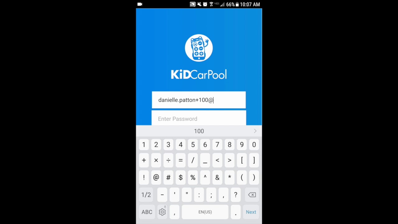 Kid CarPool Sign up - YouTube