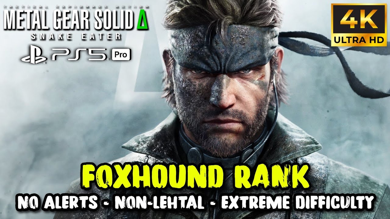 Metal Gear Solid 3 Remake Delta - Foxhound Rank Guide (Extreme ...