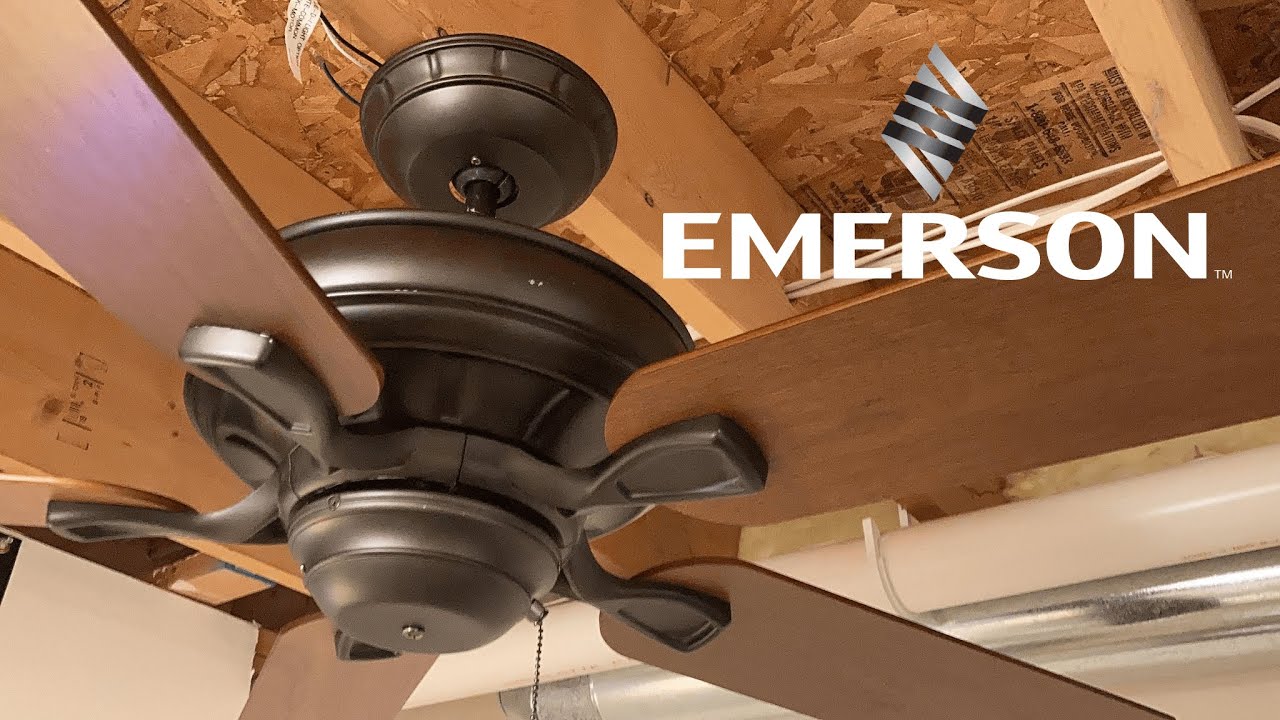 Emerson (Kathy Ireland HOME) Bella (Carrera) 52" Ceiling Fan - YouTube