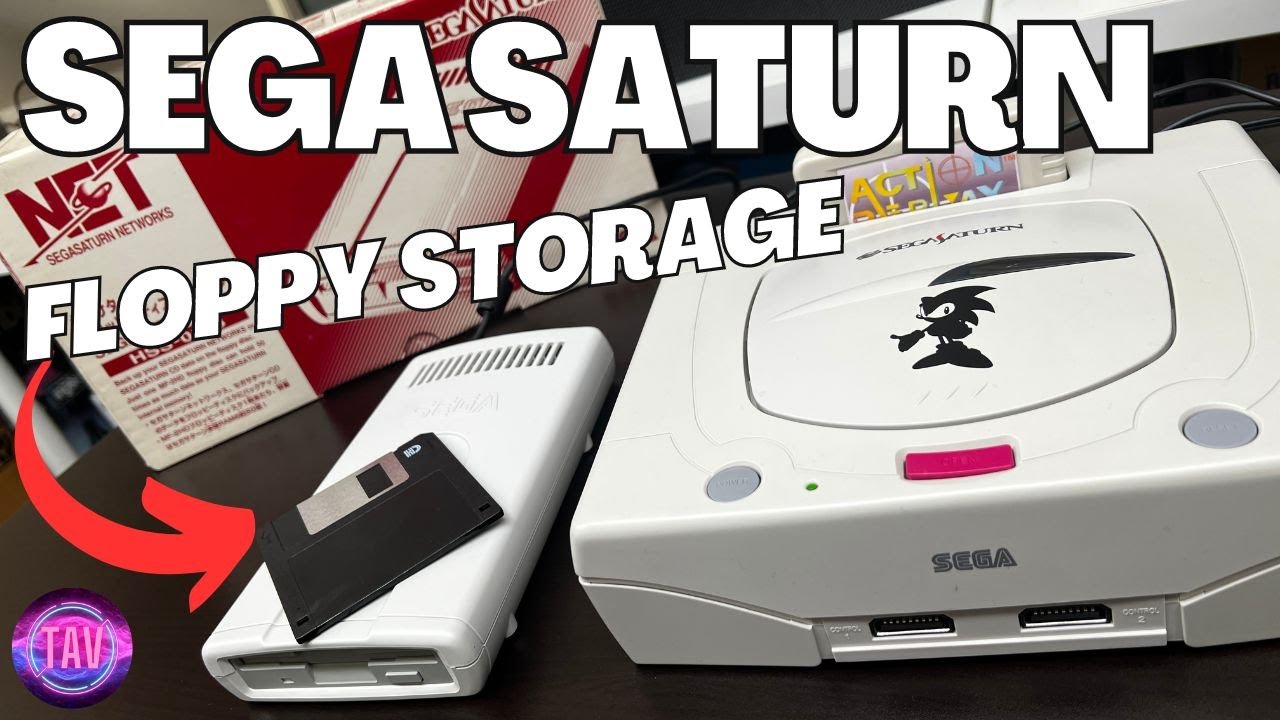 Sega Saturn Floppy Storage (HSS-0128) - YouTube