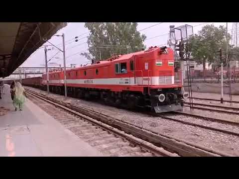INDIA'S FIRST DIESEL TO ELECTRIC CONVERTED LOCOMOTIVE WAGC3 - YouTube