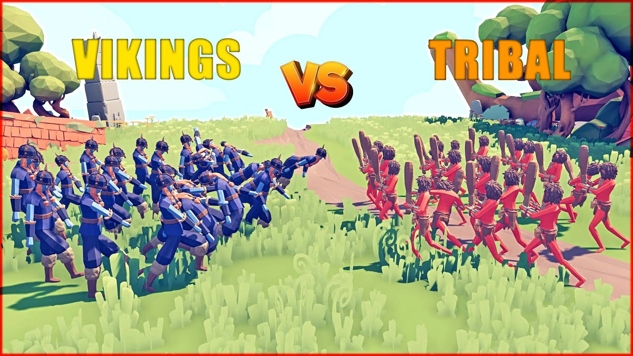 VIKINGS VS TRIBAL | EPIC BATTLE in Totally Accurate Battle Simulator ...