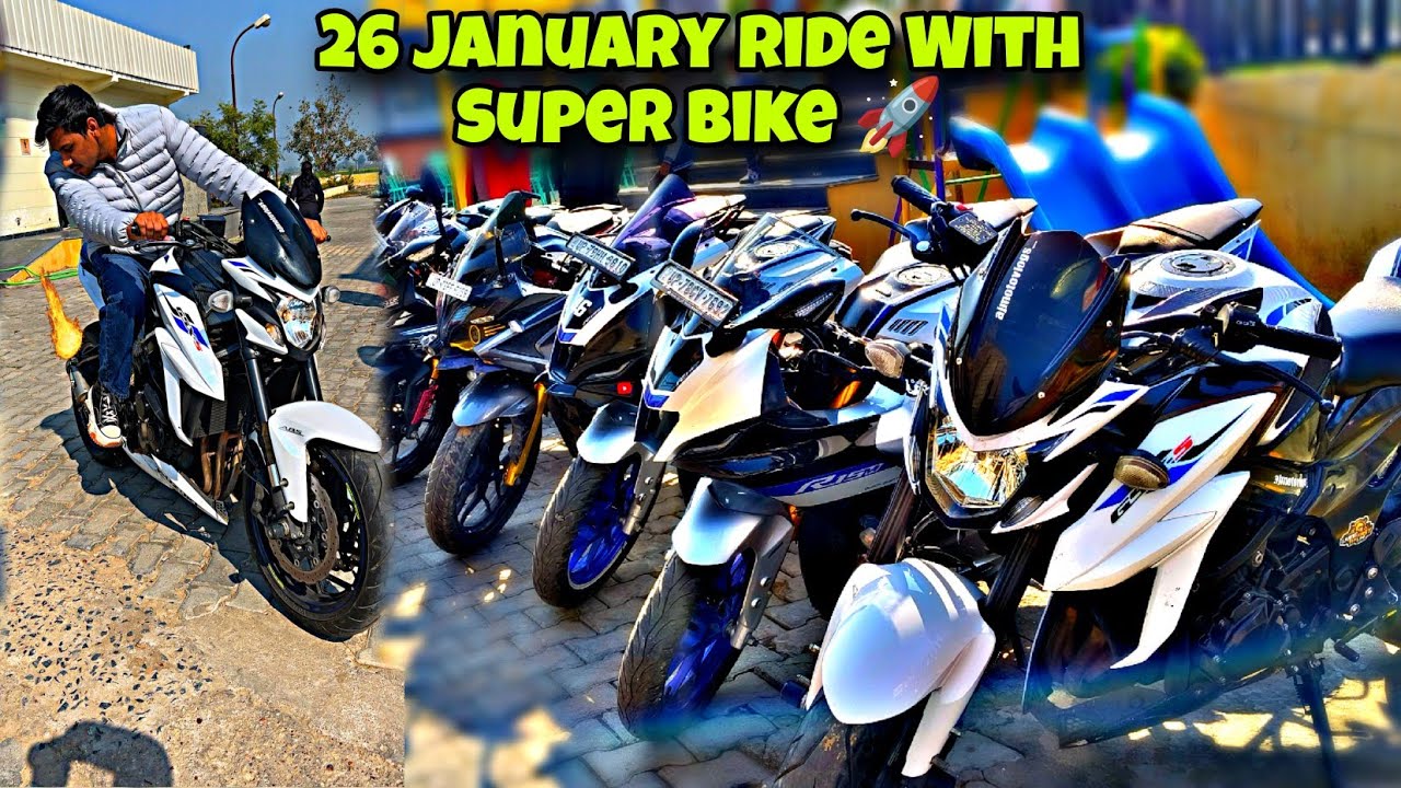 "26 January Ride With (Super Bike)🚀 || Ultimate Bike Ride Experience ...