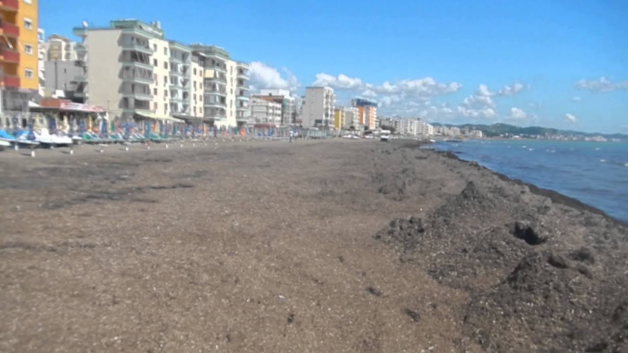 Dures Albania plaża 1 - YouTube