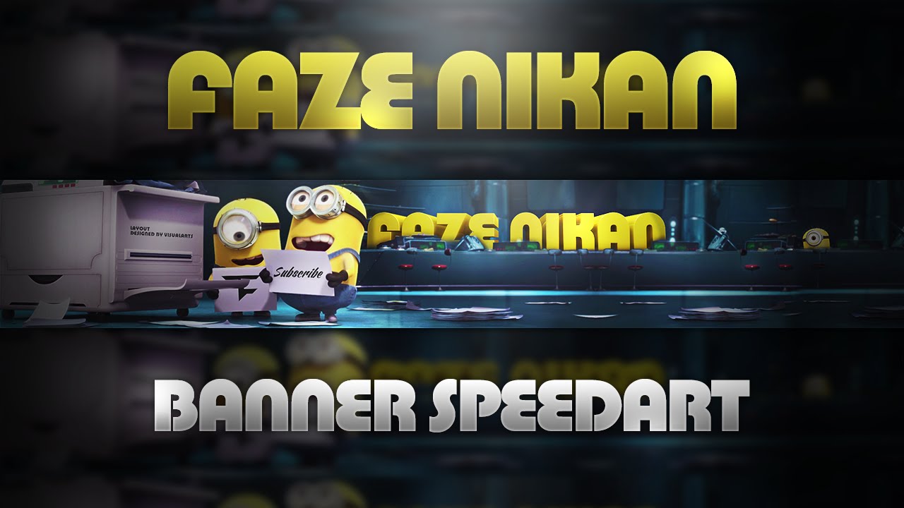'FaZe Nikan' - YouTube Banner Speedart - YouTube