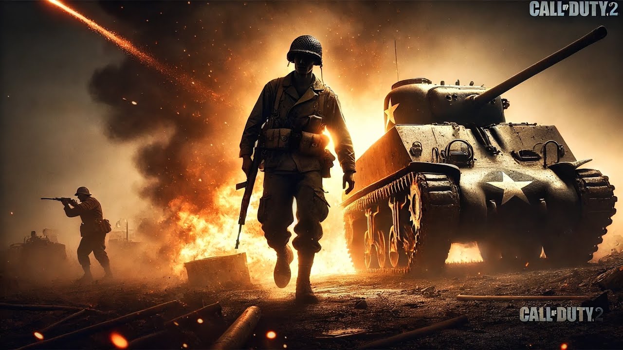 Epic Tank Explosion! 🔥 Best Action Gameplay in COD 2 - YouTube