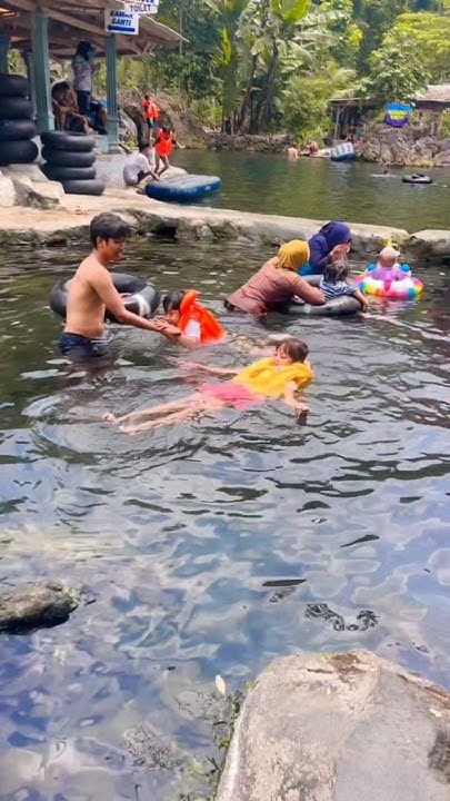 Klo pake peLLampung kita bisa renang beneran guys - YouTube