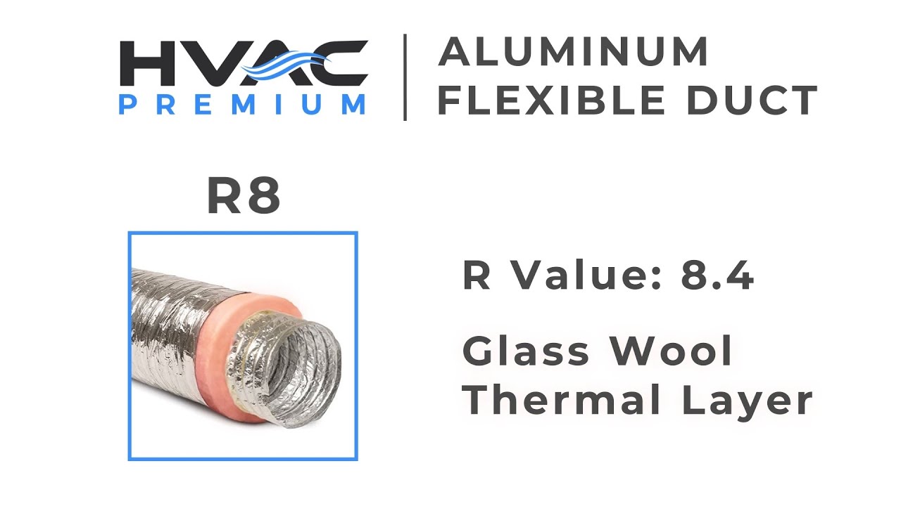 R8 Flexible Aluminum Duct - YouTube