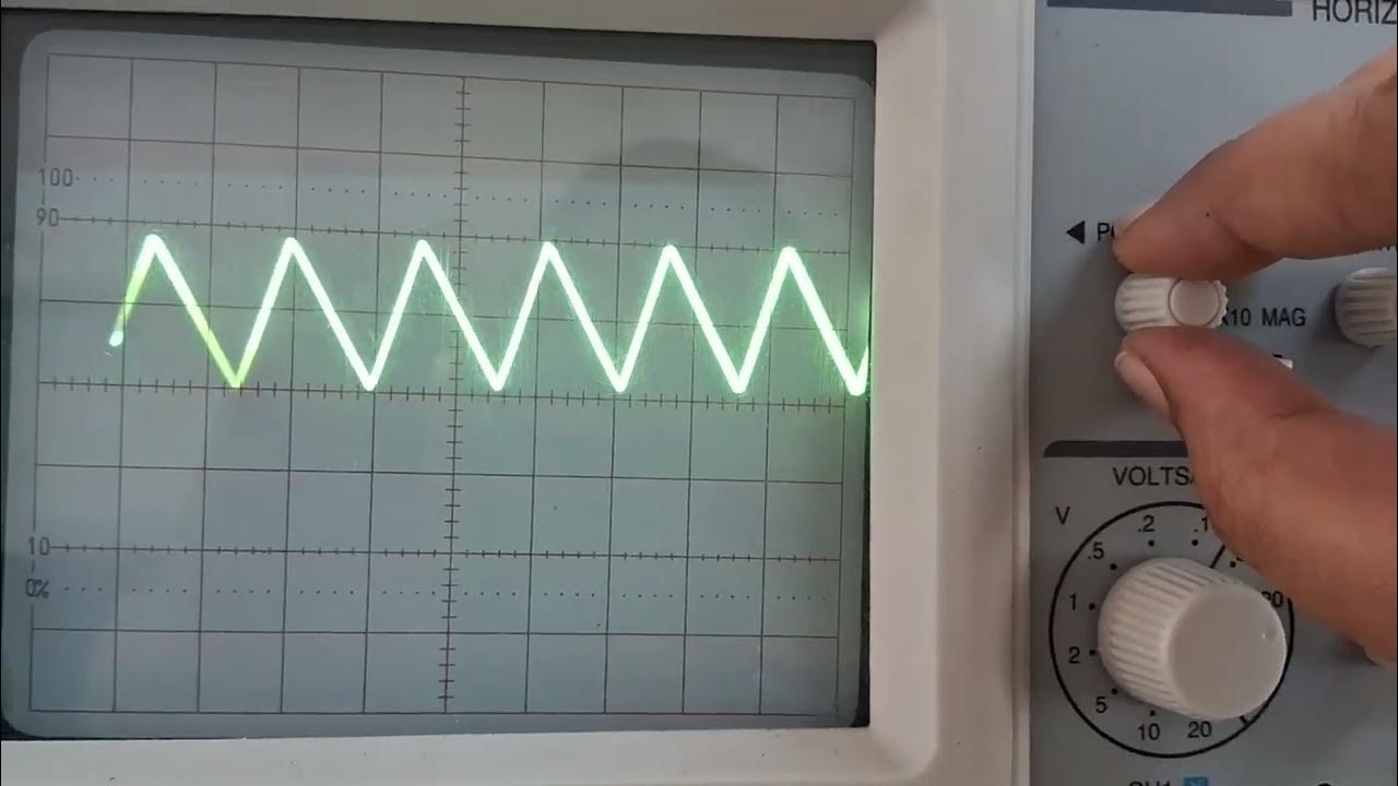 Triangular Wave generation using Ic 741 - Experiment - YouTube